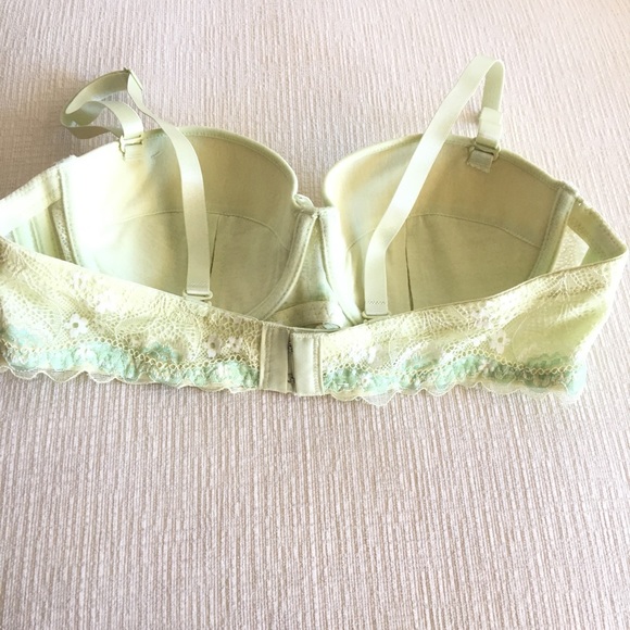 felancy | Intimates & Sleepwear | Felancy Green Lace Underwire Bra ...